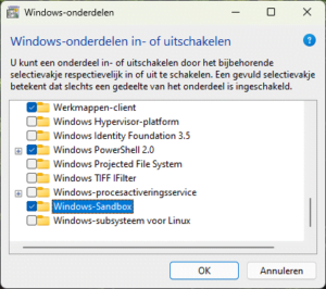 Windows Sandbox inschakelen op Windows 11 - Maxdata | Een IT weblog